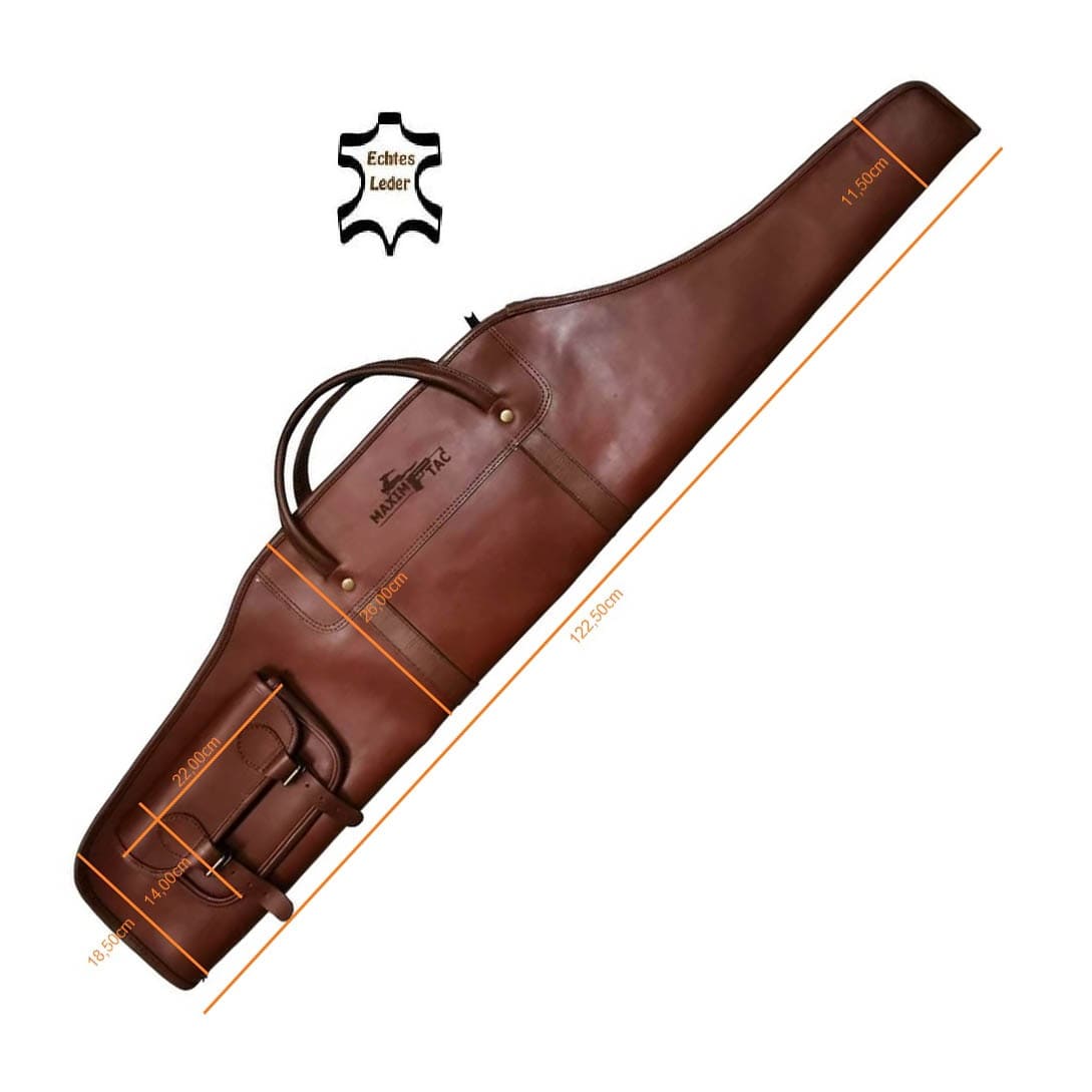 Gewehrfutteral » Langwaffen » Echtleder » 122cm » Rind-Leder